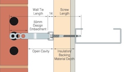 Ancon HTSS-135-2PT-W Screws | Fixings for Ancon 25/14 Restraint System to Steel Frame | bag of 100